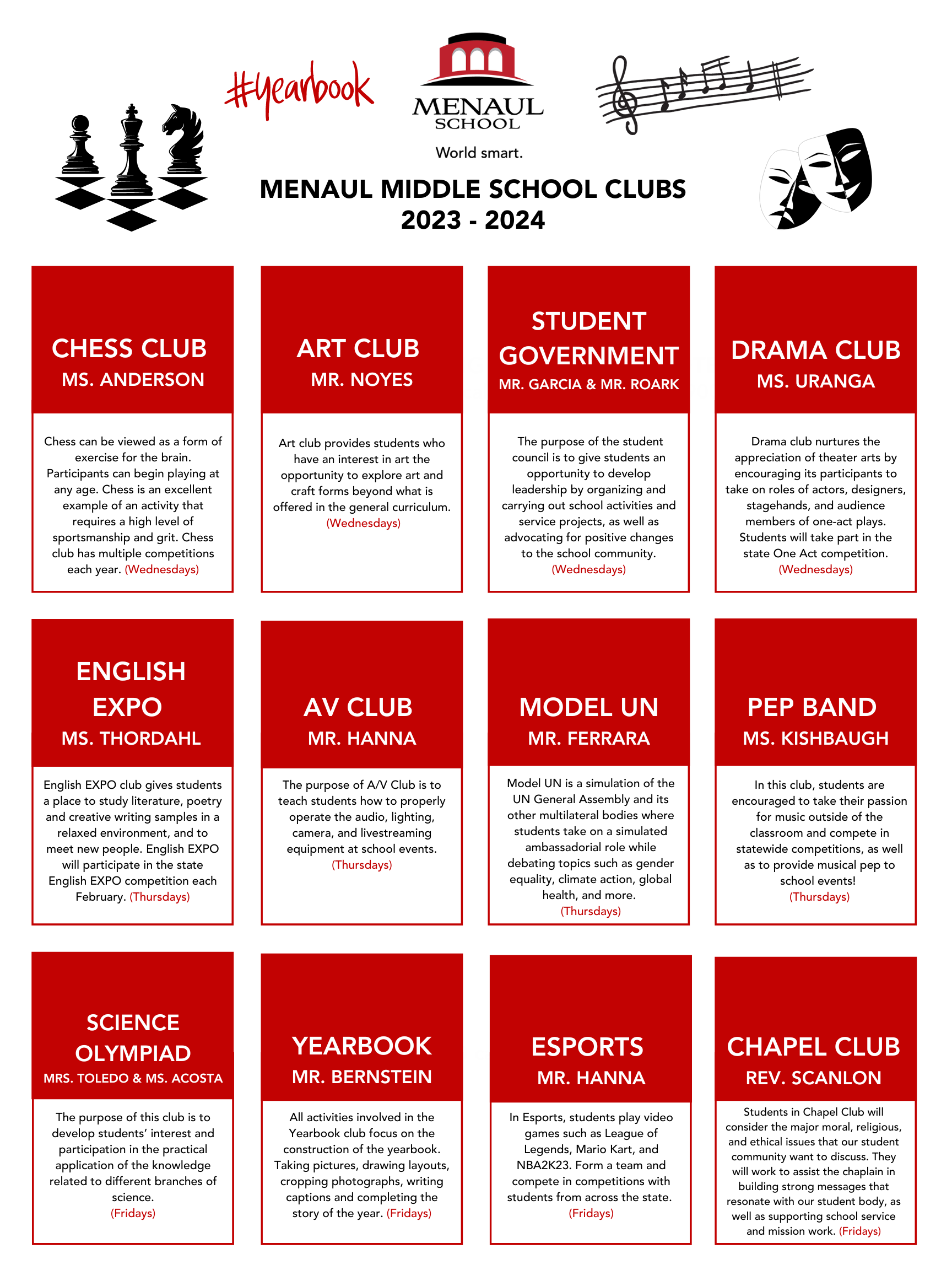 The Latest Scoop on Menaul School Clubs - Menaul School