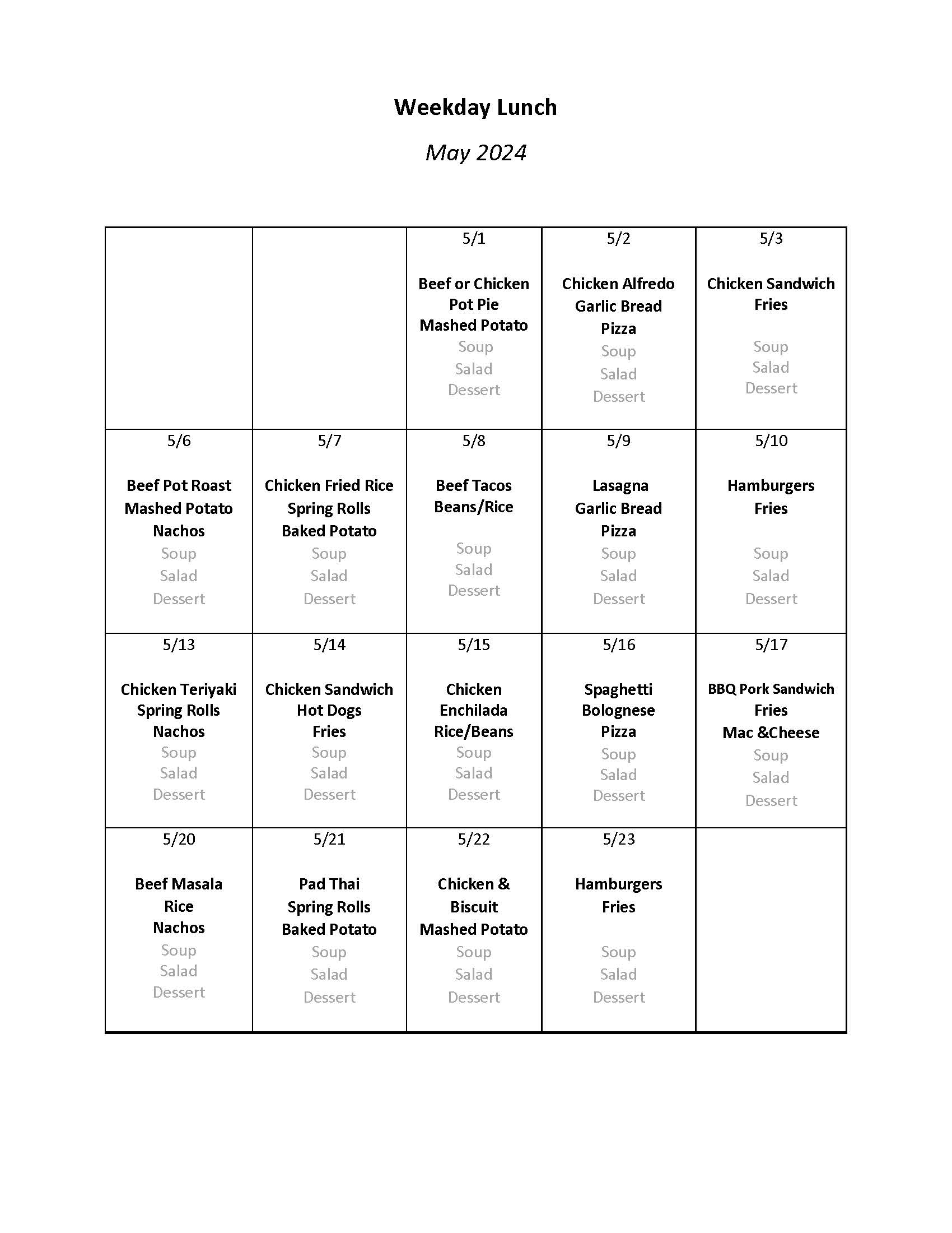 Albuquerque Private School - Dining & Catering | Menaul School